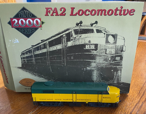 Proto 2000 FA2 Chicago and North Western Locomotive 4103A NEEDS WORK | eBay