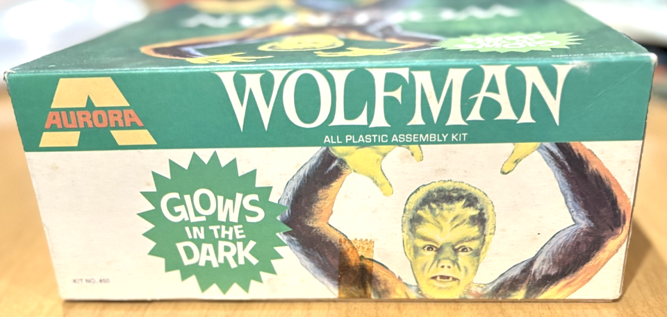 Aurora - Wolfman Model Kit - "Glows in the Dark' - Vibrant - w/inst ...