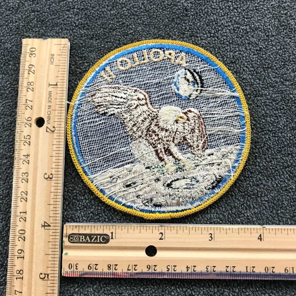 Apollo 11 NASA Mission Patch Embroidered Eagle Landing Moon Souvenir ...