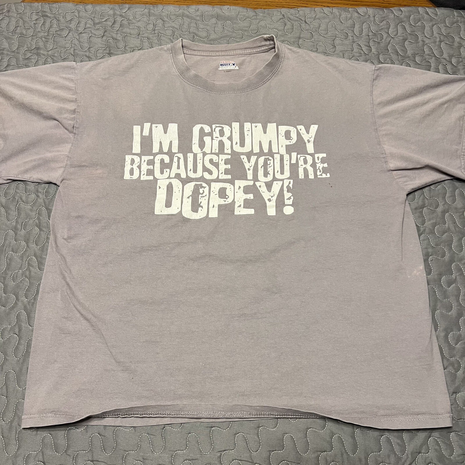 I'M GRUMPY BECAUSE YOU'RE DOPEY WALT DISNEY WORLD SIZ… - Gem