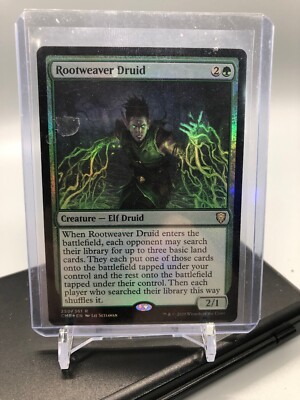 Magic the Gathering - Rootweaver Druid FOIL - Commander Legends - NM/M ...