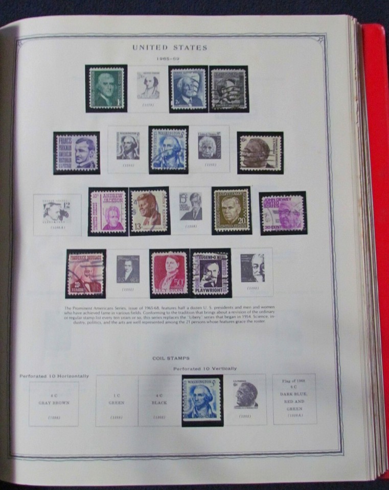 Scott's Minuteman Album For United States Stamp Album - 100s stamps | eBay