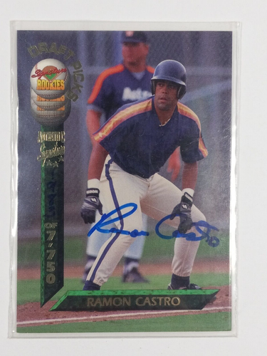 1994 Signature Rookies Draft Picks Signatures Ramon Castro Rookie Auto ...