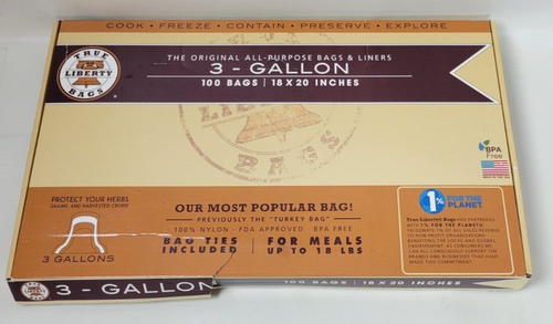 NIB True Liberty Bags All Purpose Nylon Bags Liners BPA Free 3 Gallon ...