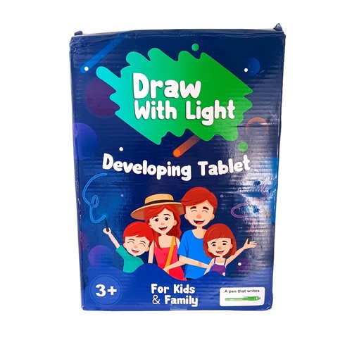 Draw With Light, Drawing Board & Pen, Developing Toy, Fluorescent ...