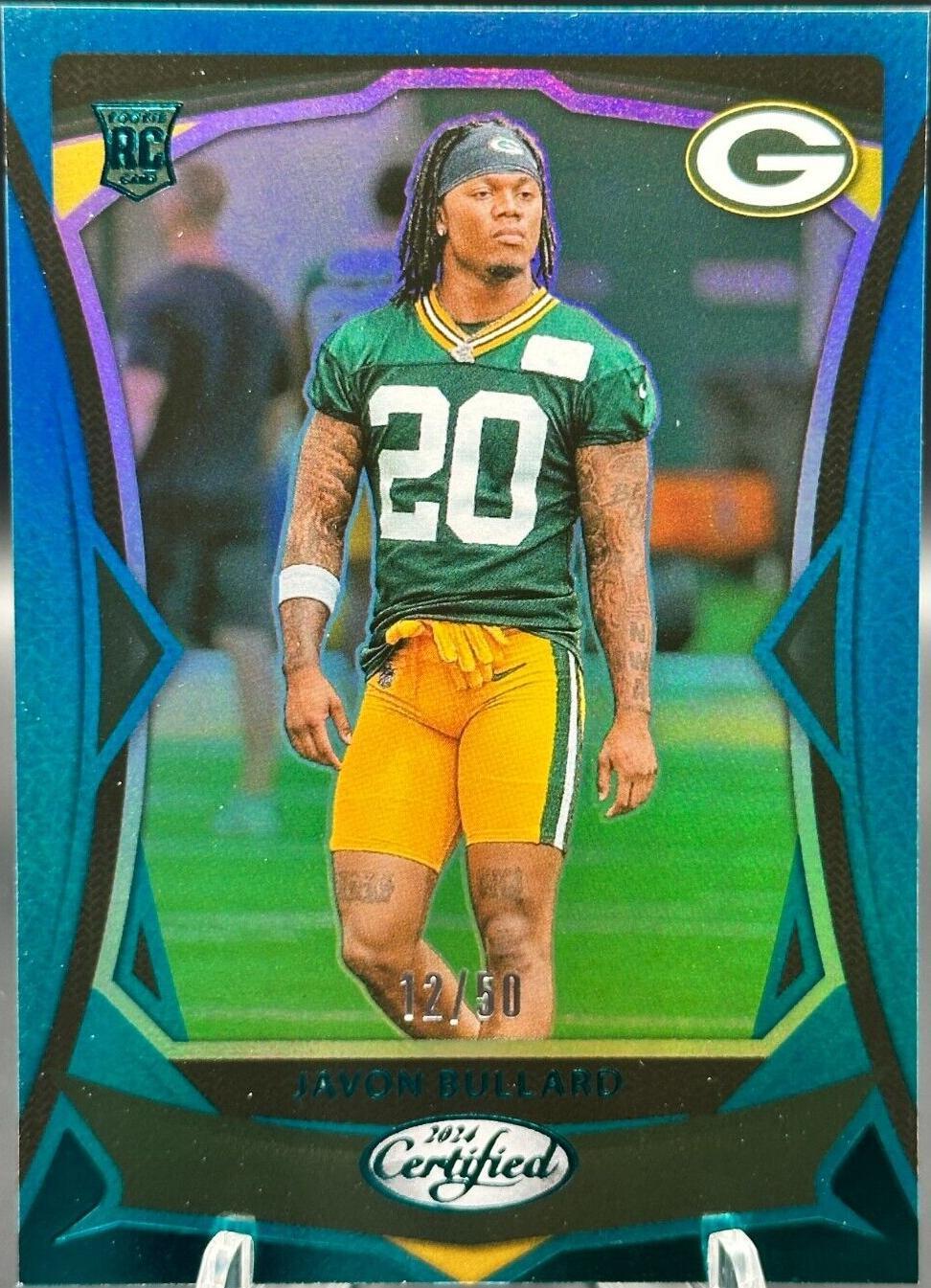 2024 Panini Certified - Rookies Javon Bullard #146 Mirror Teal /50 (RC ...