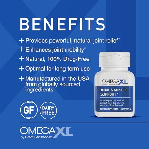 Omega XL 60ct by Great HealthWorks: Small, Potent, Joint Pain Relief ...