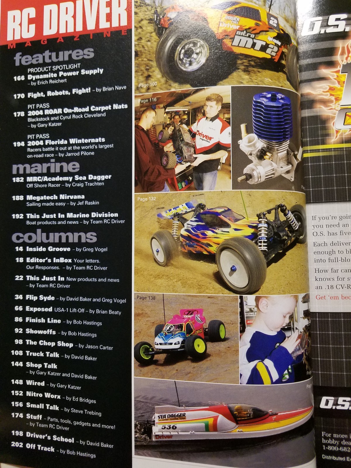 RC Driver Magazine- July 2004- NASCAR Rookies Race RC; MRC/Academy RT4 ...