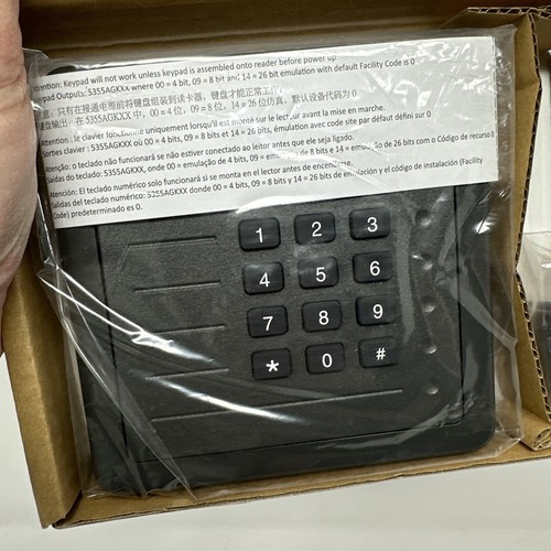 NEW HID Proximity ProxPro 5355AGK009 Key Pad Keypad Access Control Card ...