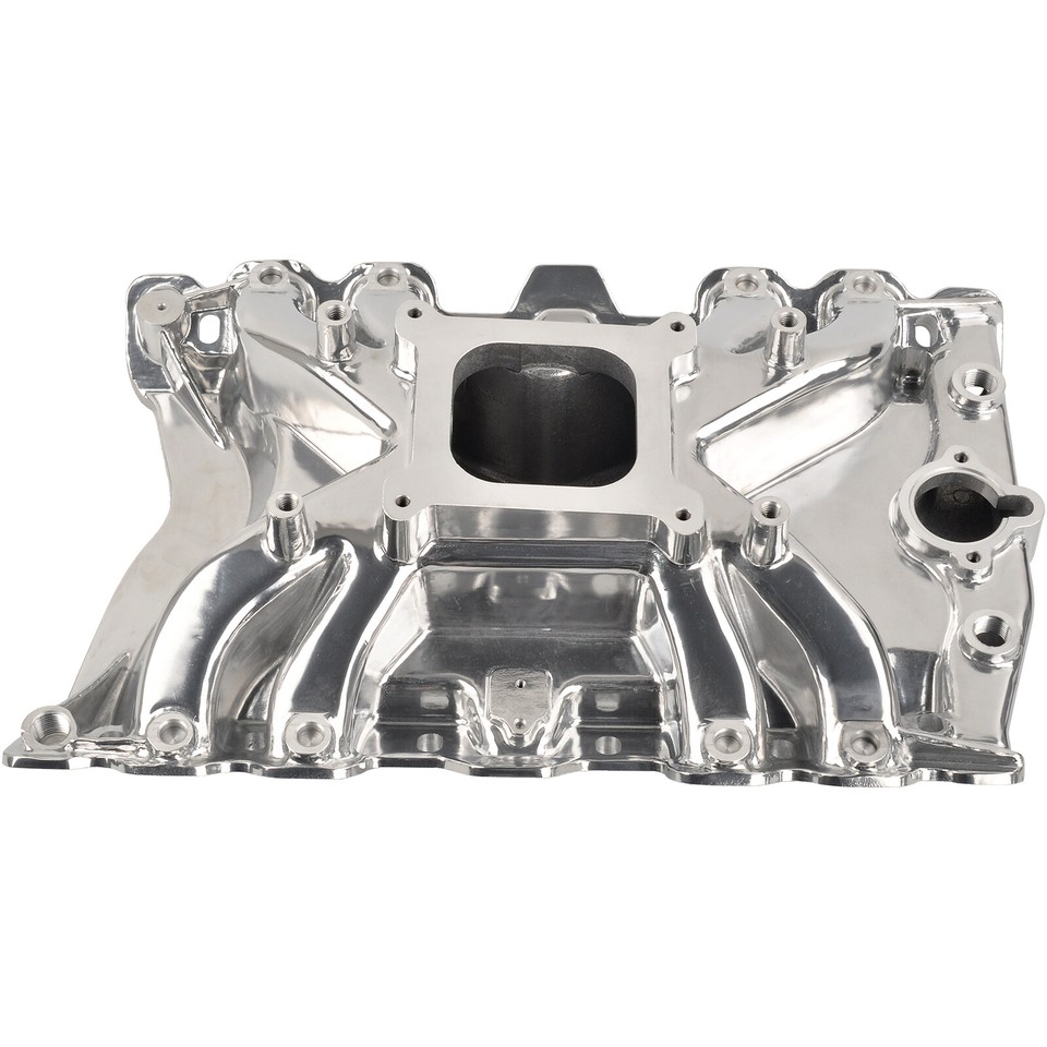 Polished Aluminum LowRise Intake Manifold For Oldsmobile 400 425 455 | eBay