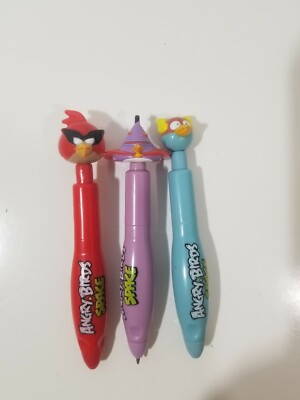 Lot of 3 Angry Birds Space Pens Collectibles Toy | eBay
