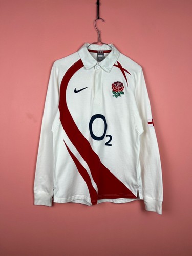 Nike o2 rugby England polo long sleeve streetwear | eBay