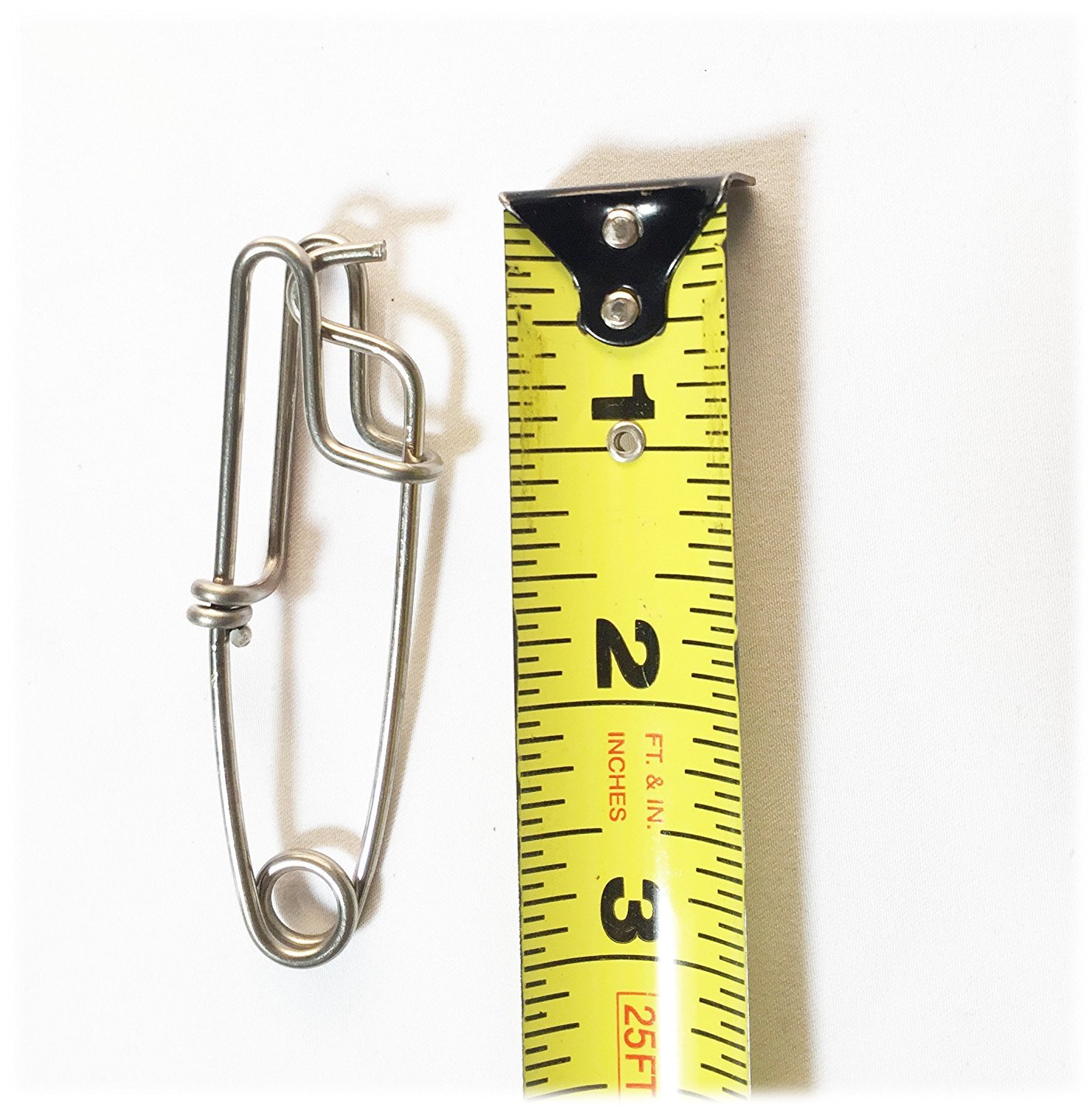 2-Pack of KUFA Sports Longline Snaps Stainless Steel Clips, Length: 3 ...