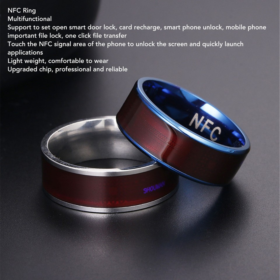 Smart NFC Ring Lightweight Intelligent Multifunctional Wearable Smart ...