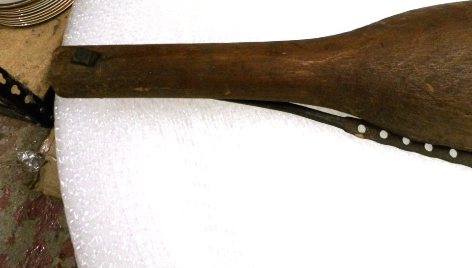 Antique Hand Carved 37" Wooden Neck Shoulder Yoke Bucket Carrier ...