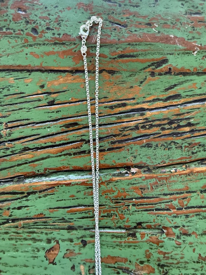 Liz Claiborne Necklace Faux Marcasite Cross Pendant Silver Tone Chain ...