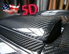 US Shiping 5D Ultra Gloss Glossy Carbon Fiber Vinyl Wrap Sticker Decal ...
