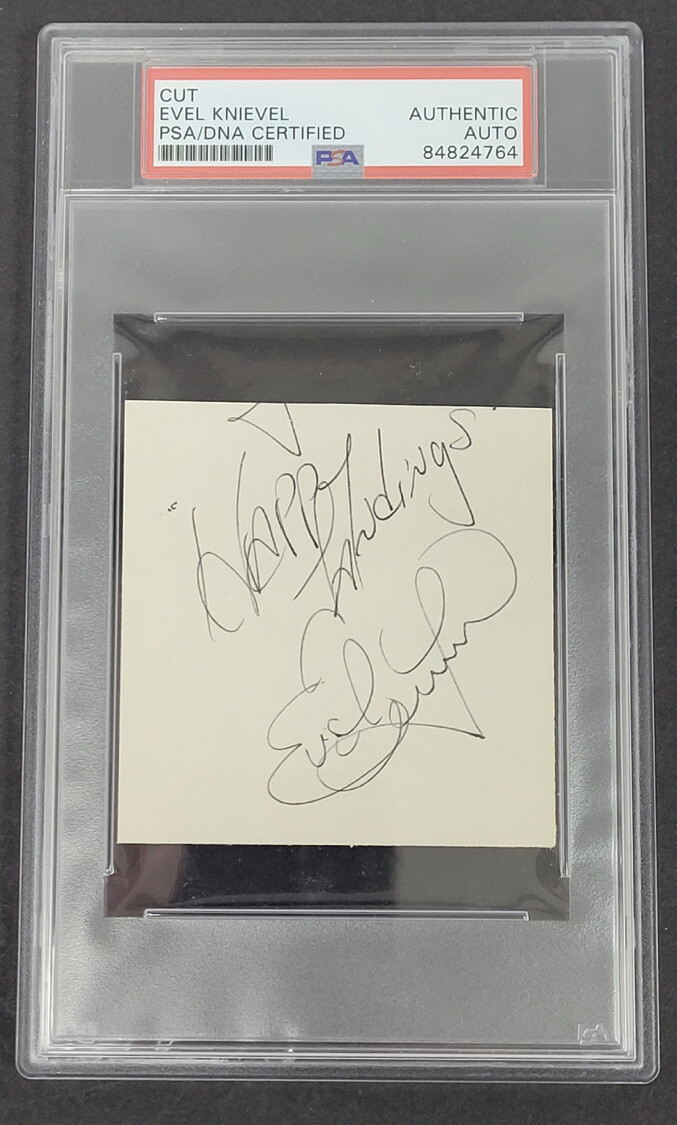 Evel Knievel Autographed Memorabilia | Signed Photo, Jersey ...