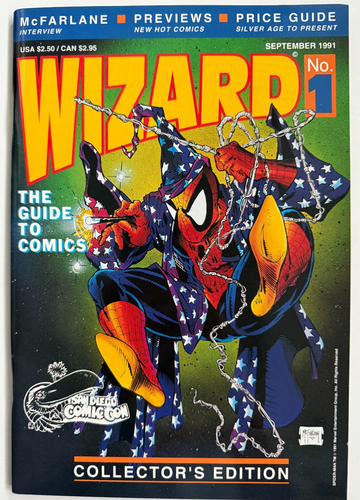 Wizard Magazine #1 Collector’s Edition SD Comic Con McFarlane Cover ...