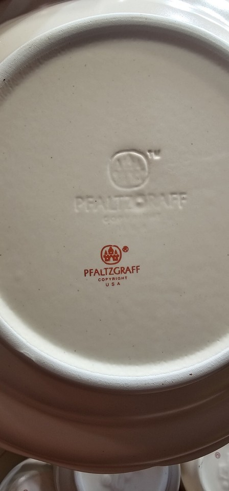 PFALTZGRAFF Stoneware REMEMBRANCE Complete Dinnerware Set For 6 = 39 ...