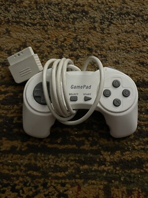 PlayStation 1 PS1 Performance Gamepad P-103GSM - White, UNTESTED | eBay