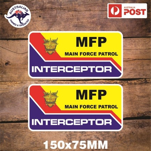 MAD MAX MFP INTERCEPTOR STICKERS X2 | eBay