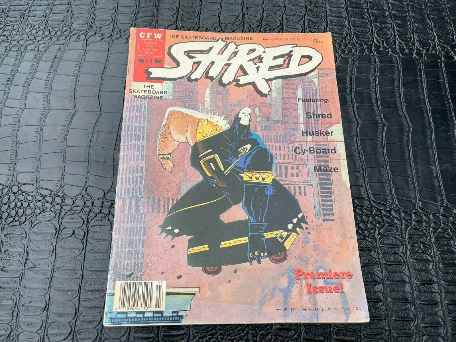 1989 #1 SHRED skateboard comic magazine | eBay