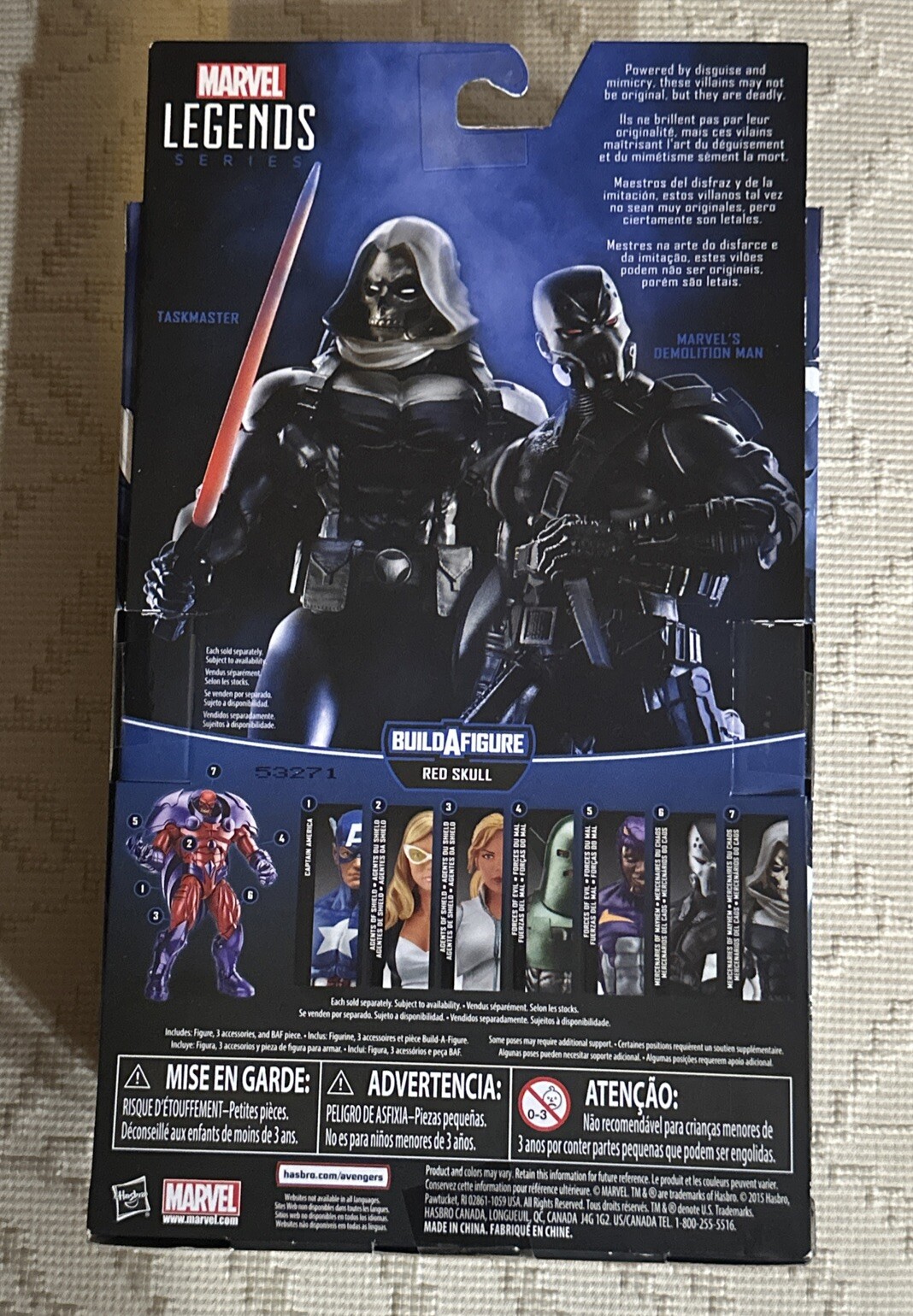 MARVEL LEGENDS CAPTAIN AMERICA MERCENARIES OF MAYHEM DEMOLITION MAN ...