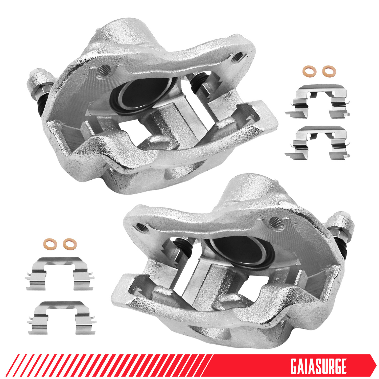 2x Front Left & Right Disc Brake Calipers w/ Brackets for Hyundai ...