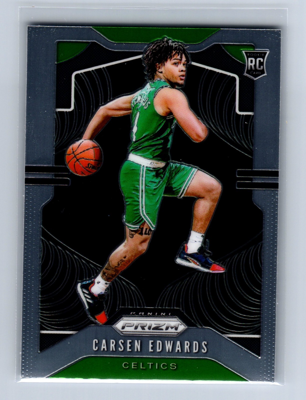 2019-20 Panini NBA Prizm Base Card RC Carson Edwards Boston Celtics ...