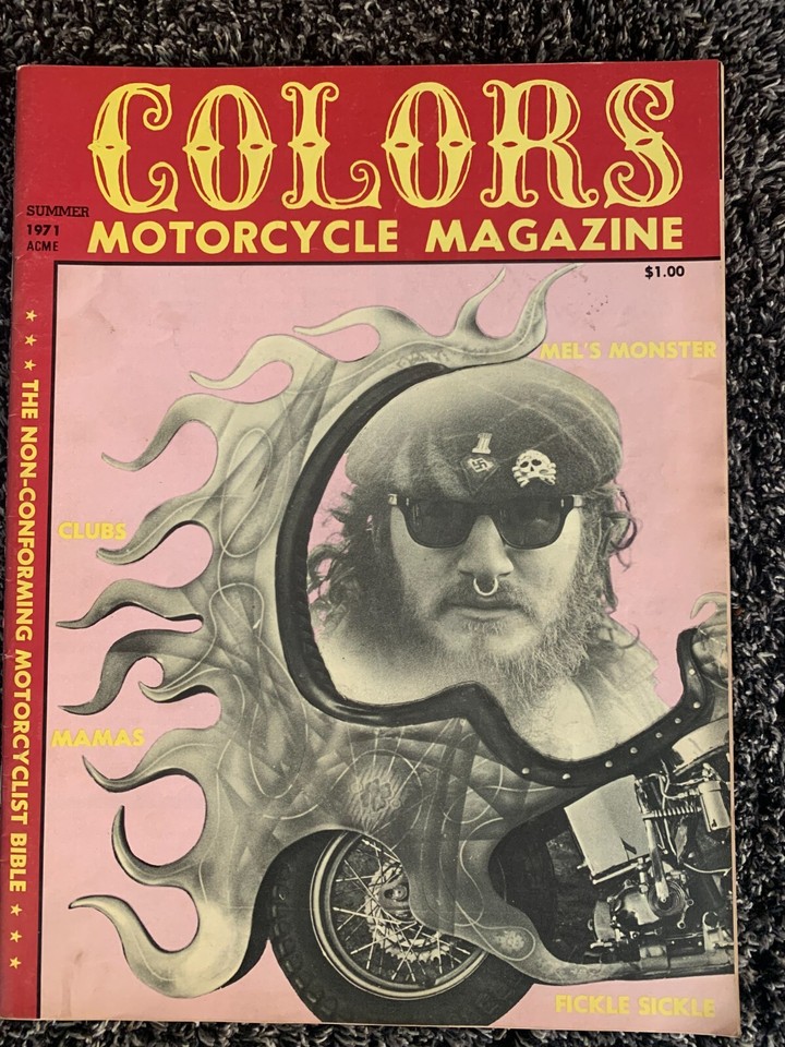 Lot of 3 Colors Motorcycle Magazines Including Volume 1 #1 Biker Pre ...