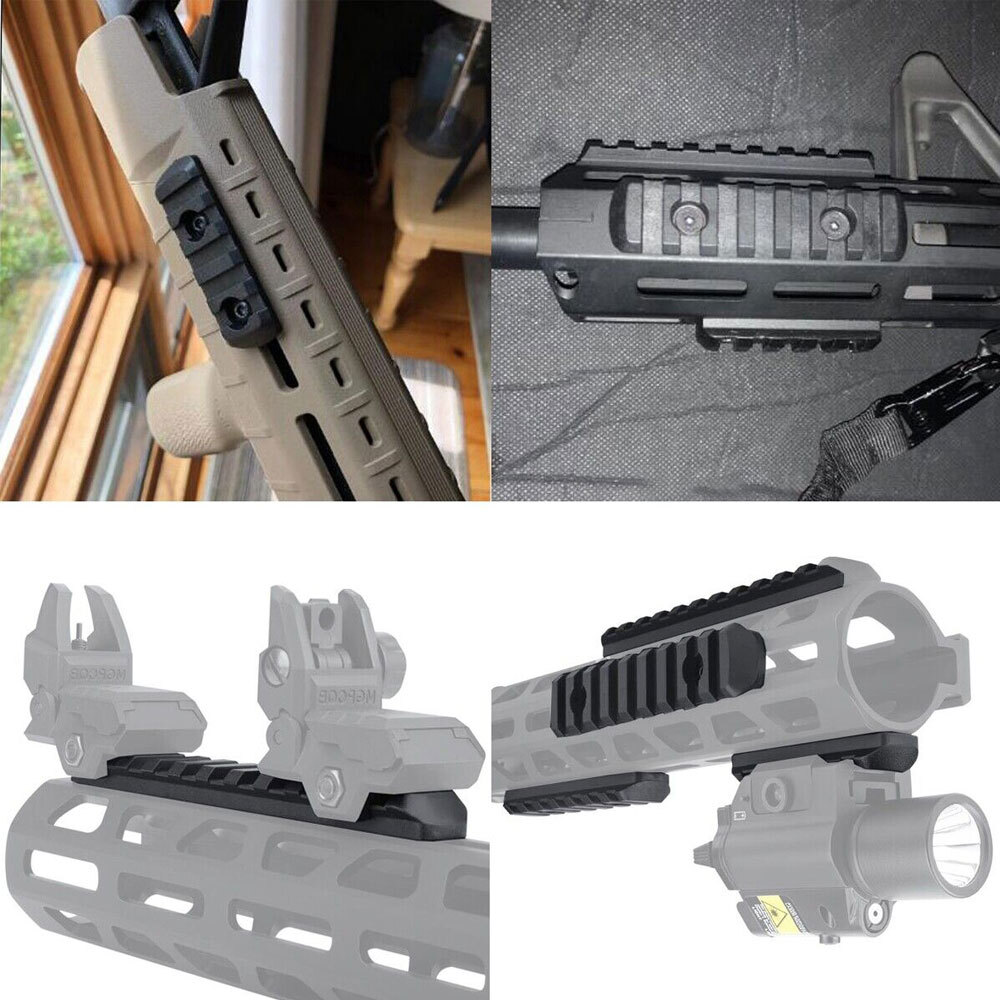 Mlok Aluminum/Picatinny Rail Weaver Polymer Rail Set 3 5 7 9 11 13 ...