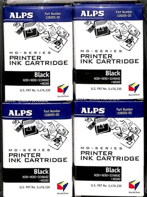 Alps MD Printer Ink Cartridge - Black - 4 pk | eBay