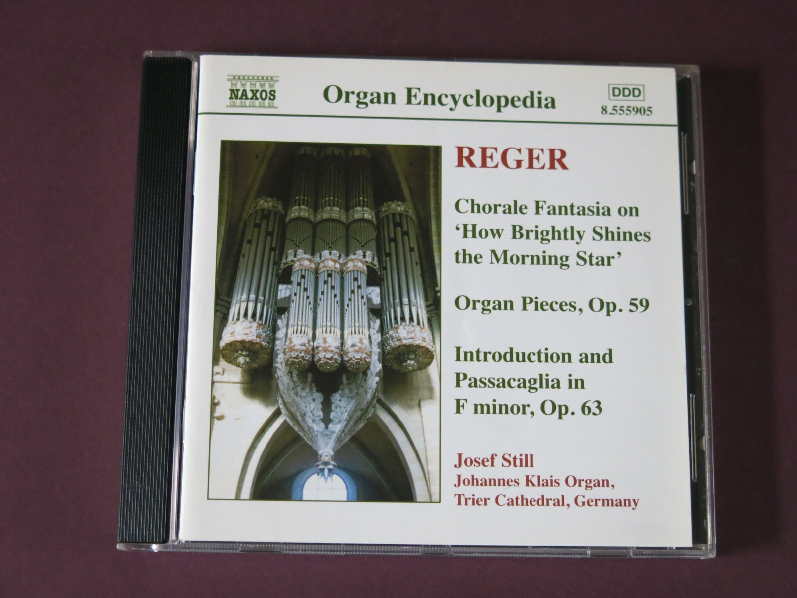 Max Reger - Organ Works Volume 4 - Josef Still - Trier Cathedral ...