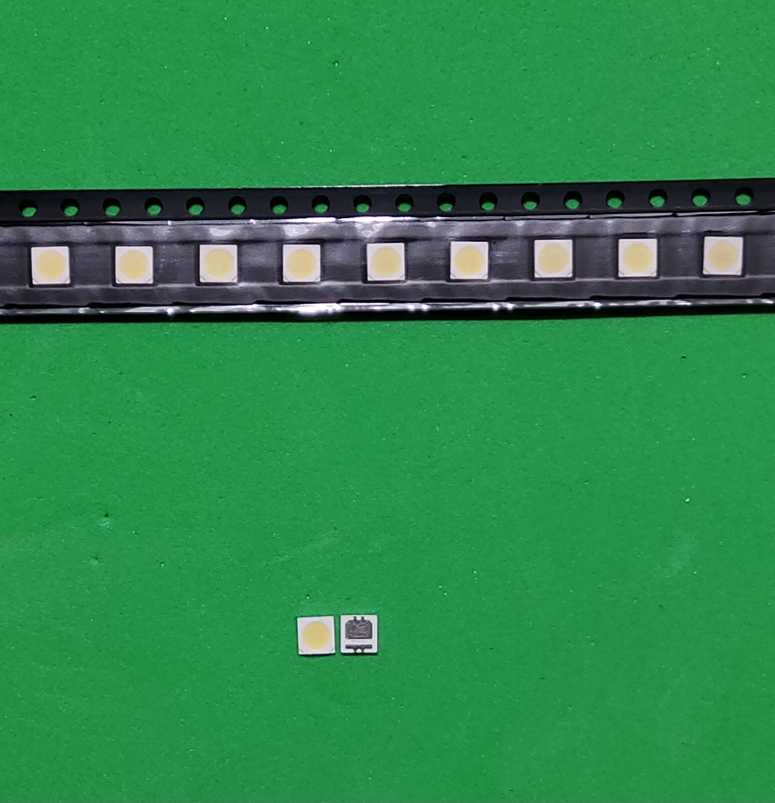100PCS 3535 6V SMD LED Lamp Bead cool white for LED TV Backlight Strip ...