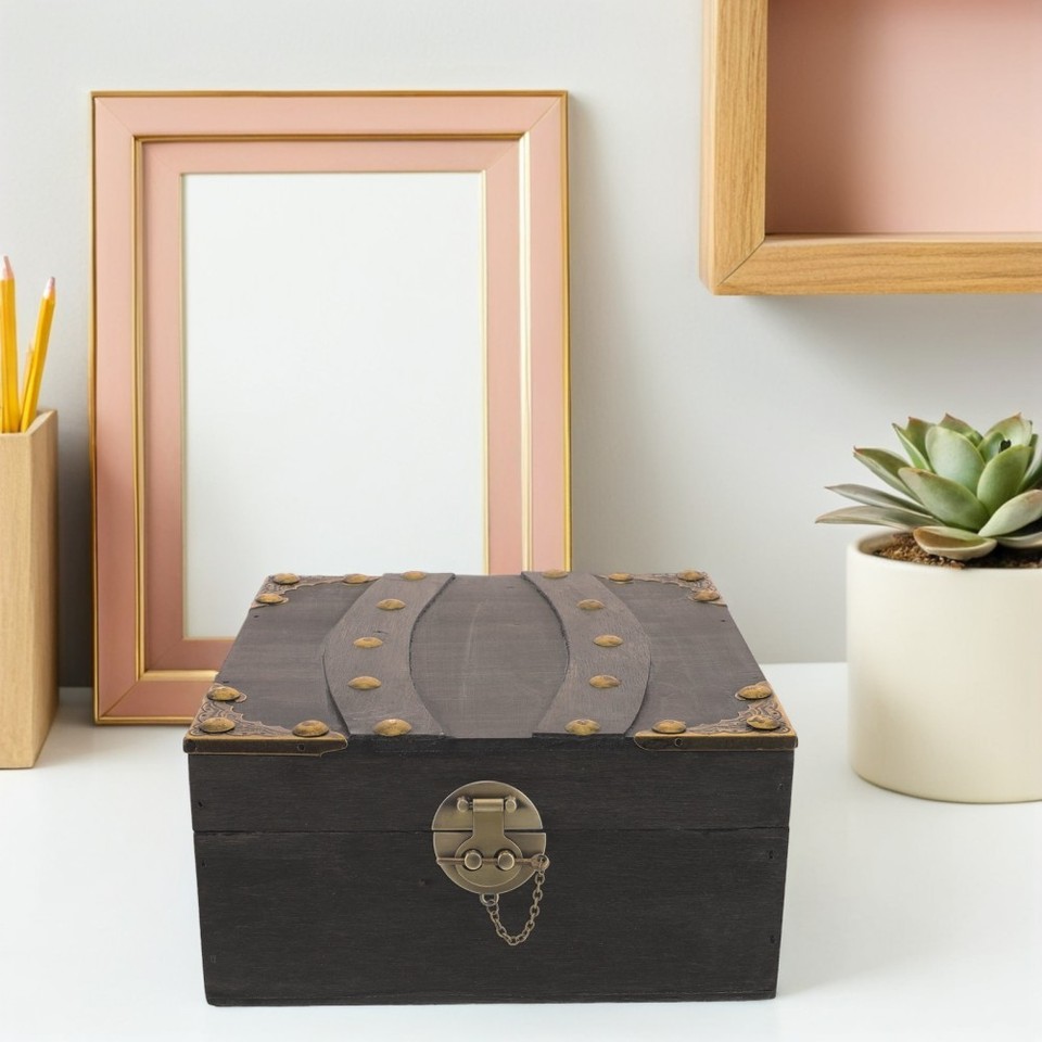 1 set Small Hasp Latches - Bronze Box Lock for Jewelry Case ...