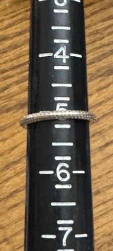 Pandora Ale Met 50 Rose Gold Plated CZ Band Ring Size 5 | eBay