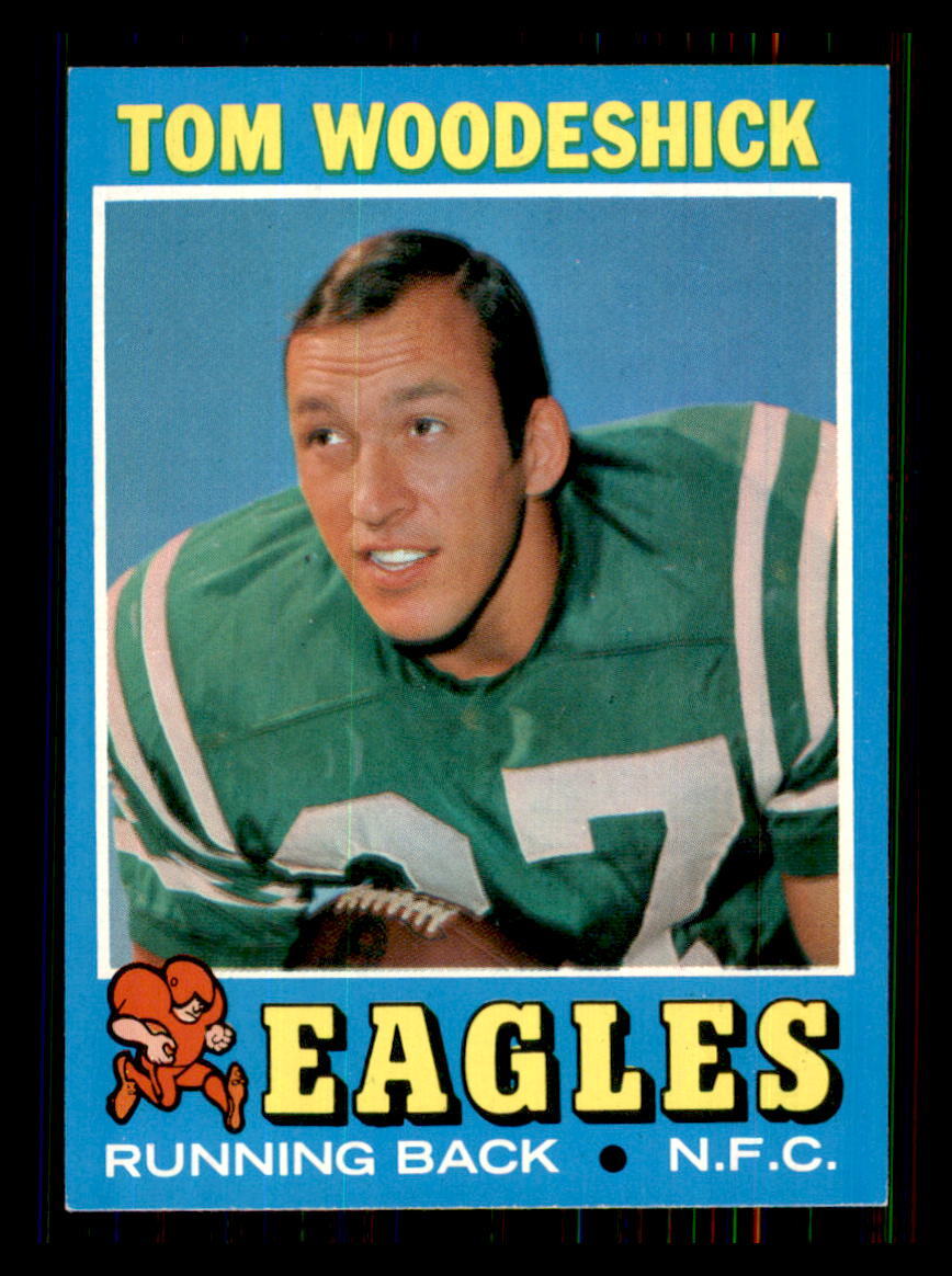 1971 Football Topps Tom Woodeshick Philadelphia Eagles #40 | eBay
