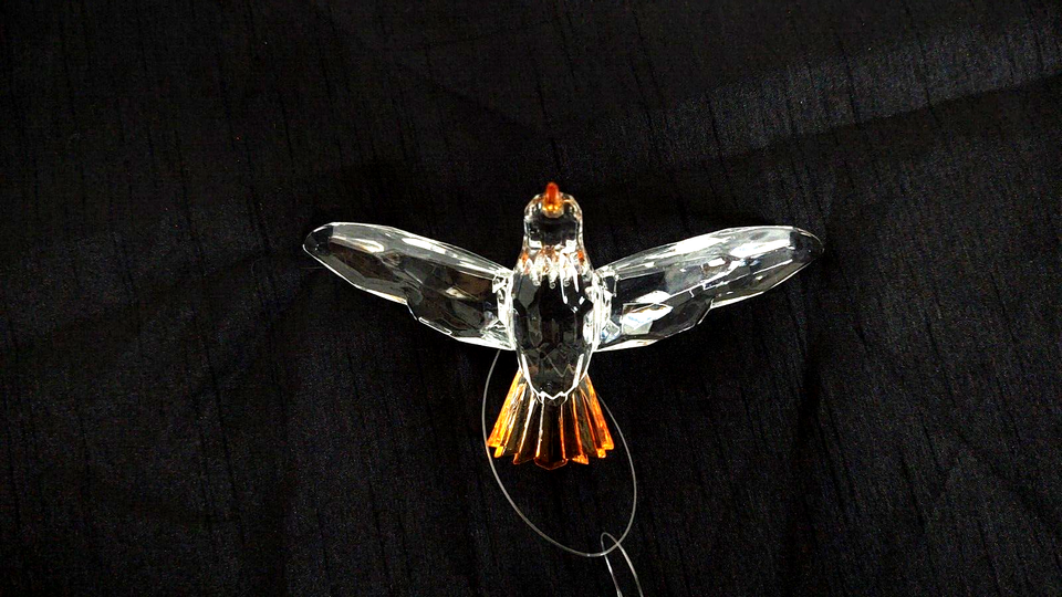 Ganz Crystal Expressions Acrylic Hummingbird Ornament | eBay