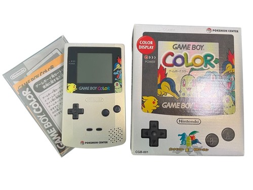 Nintendo Gameboy Color Pokemon Center Limited Edition Gold and Silver ...
