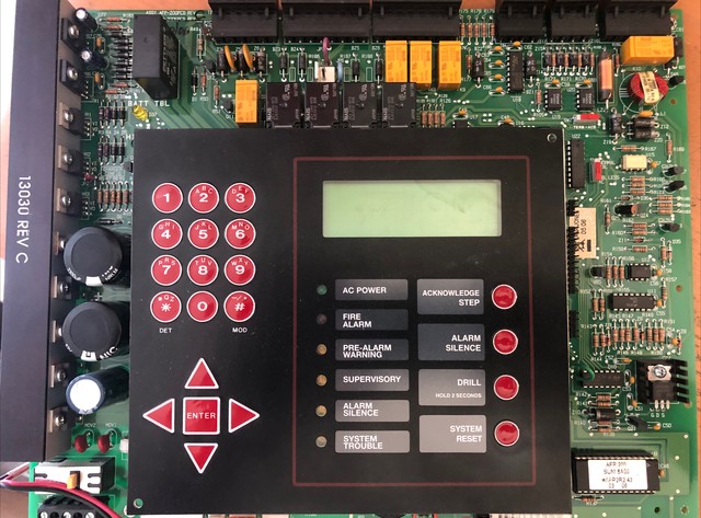 NOTIFIER AFP200 Analog Fire Alarm Control Panel Board Only for sale ...