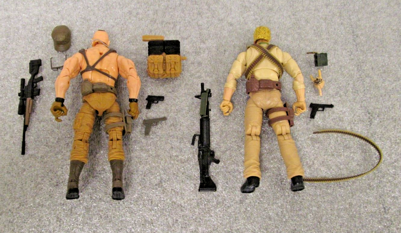 Hasbro GI Joe Classified Custom Desert Commando Gung-Ho and Rock & Roll ...