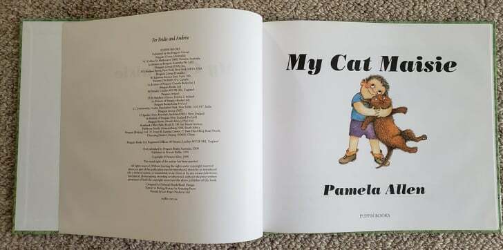 MY CAT MAISIE ~ PAMELA ALLEN ~ 1992 Hardcover | eBay