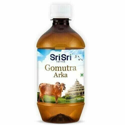 Sri Sri Tattva Ayurvedic Gomutra Arka || Cow's Urine - 500ml For Skin ...