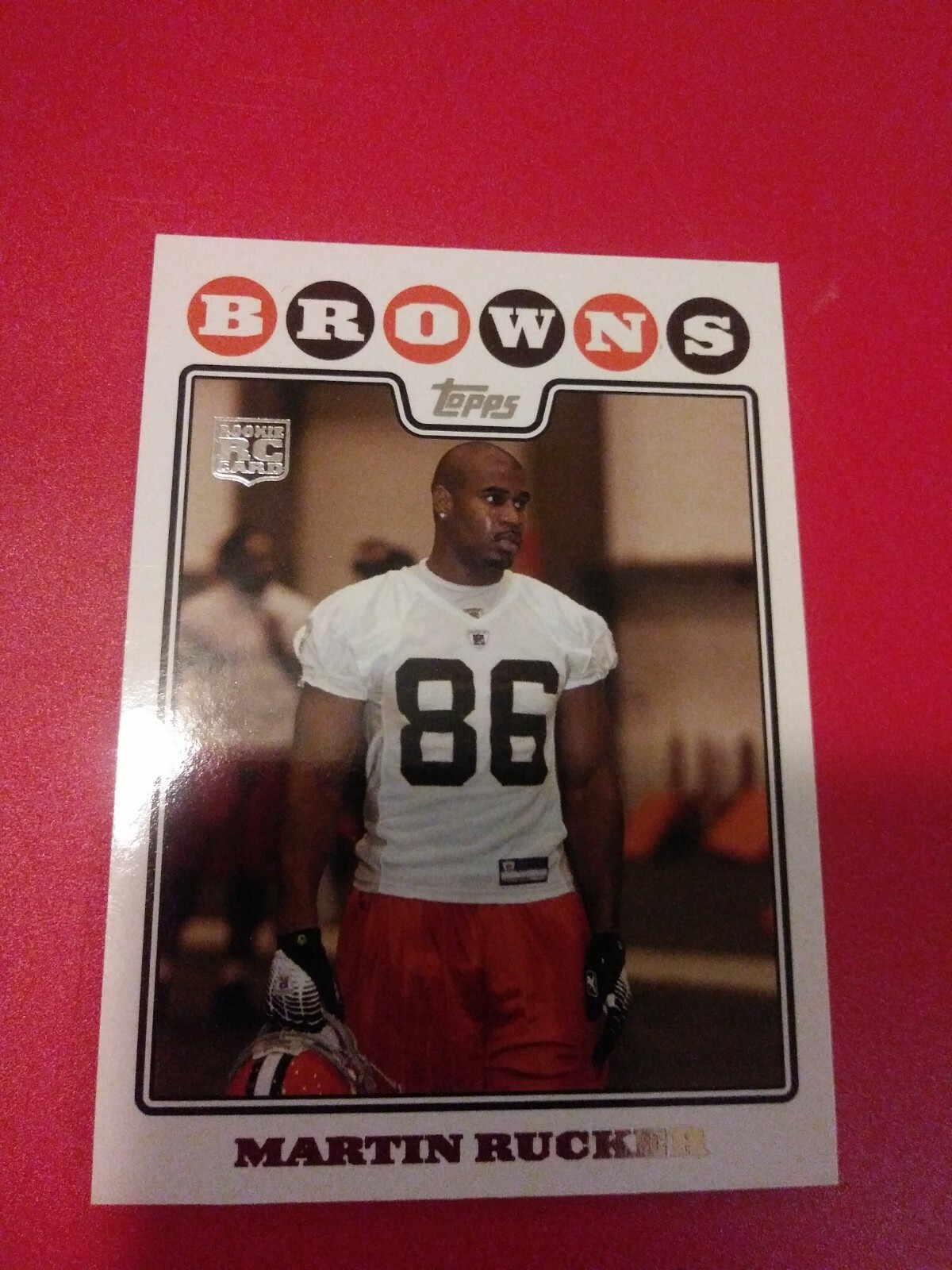 2008 Topps #382 Martin Rucker Rookie | eBay