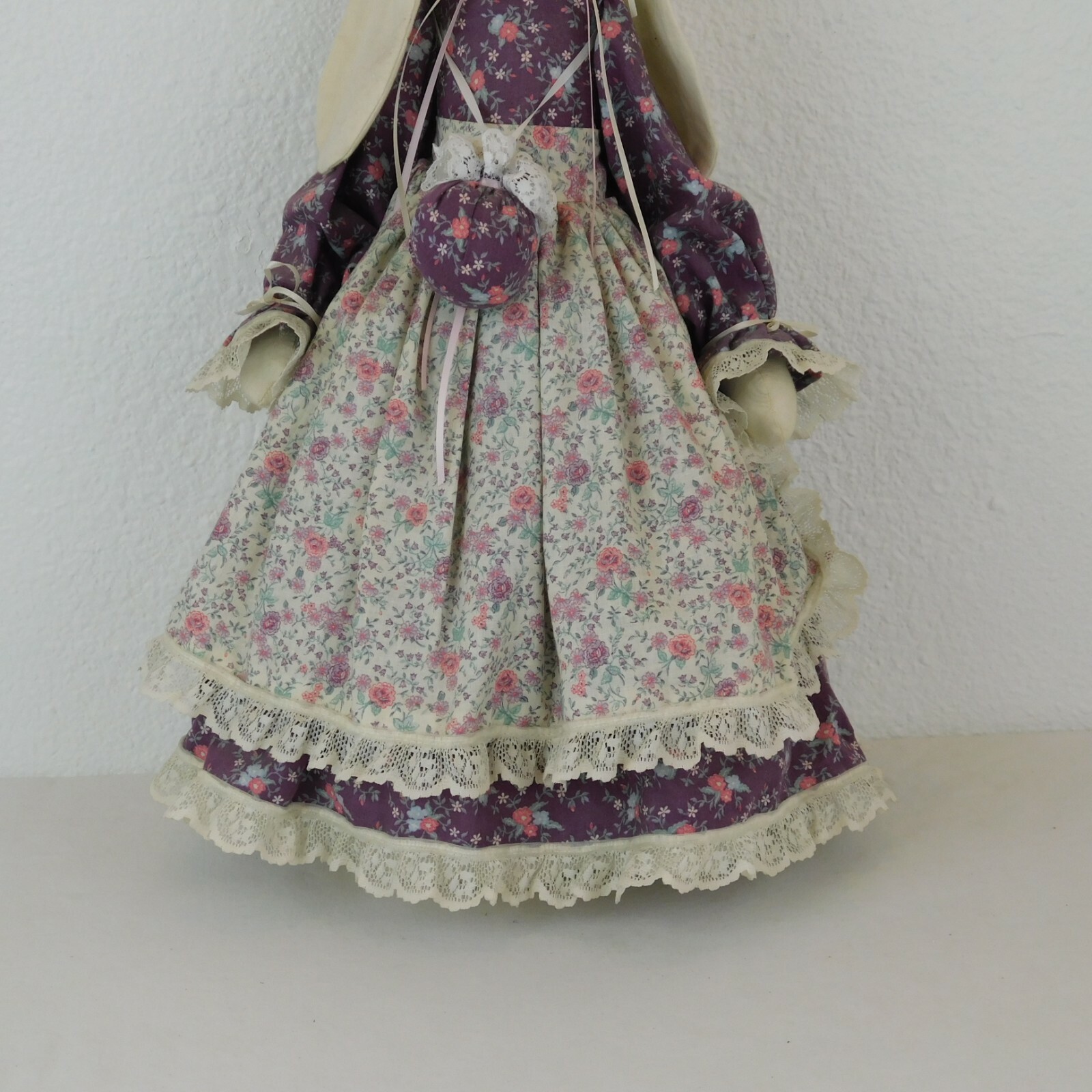 Handmade Cottagecore Country Bunny Rabbit Stump Post Doll Easter Tall ...