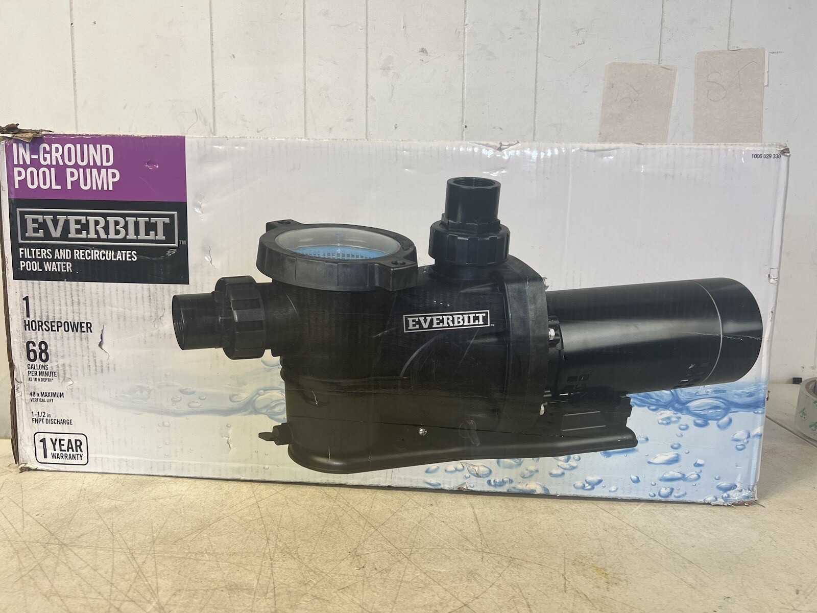 Everbilt 1 HP , 2-Speed 230V Model Pool Pump In Ground SPP10002-2SP | eBay