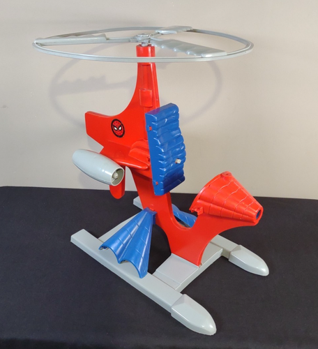 Energized Spider-Man Copter Helicopter 1978 Remco Action Figure Vehicle ...