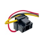 Pair 3 pin 9mm H4 Headlight Bulb Female Wire Connector plug socket | eBay