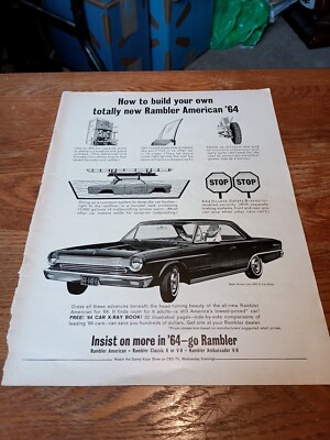 1964 Rambler American 64 Magazine Ad | eBay